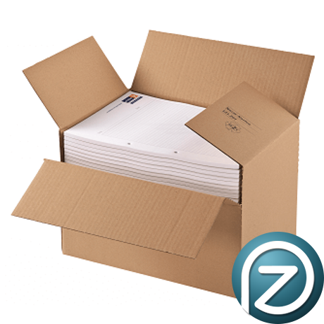 A4-es méretű kartondoboz Colompac - ZalaPack Csomagolástechnika